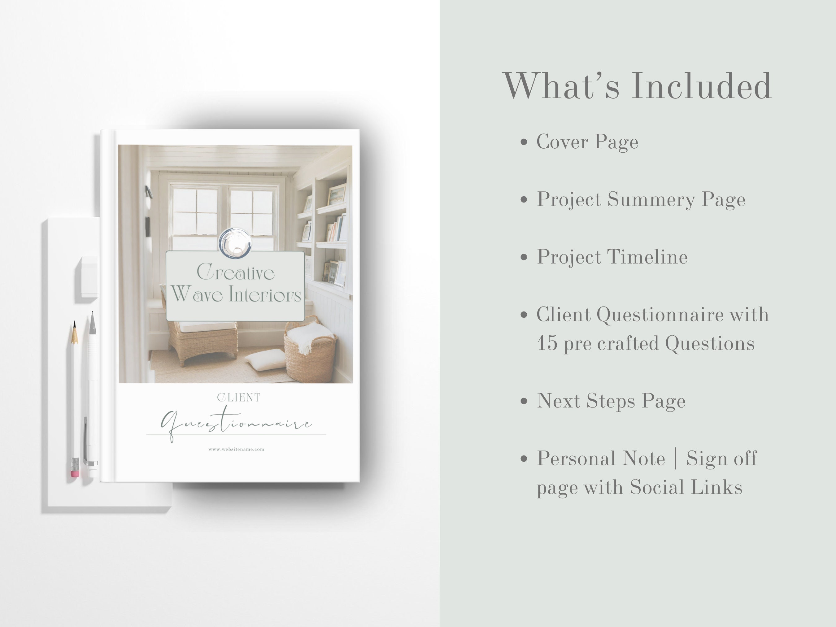 Interior Design Client Questionnaire Client Onboarding Design ...