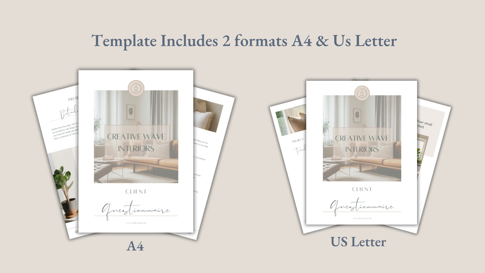 Interior Design Client Questionnaire | Client Onboarding | Design ...