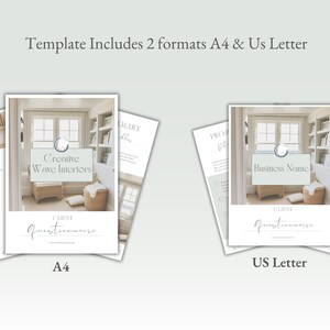 Interior Design Client Questionnaire Client Onboarding Design ...