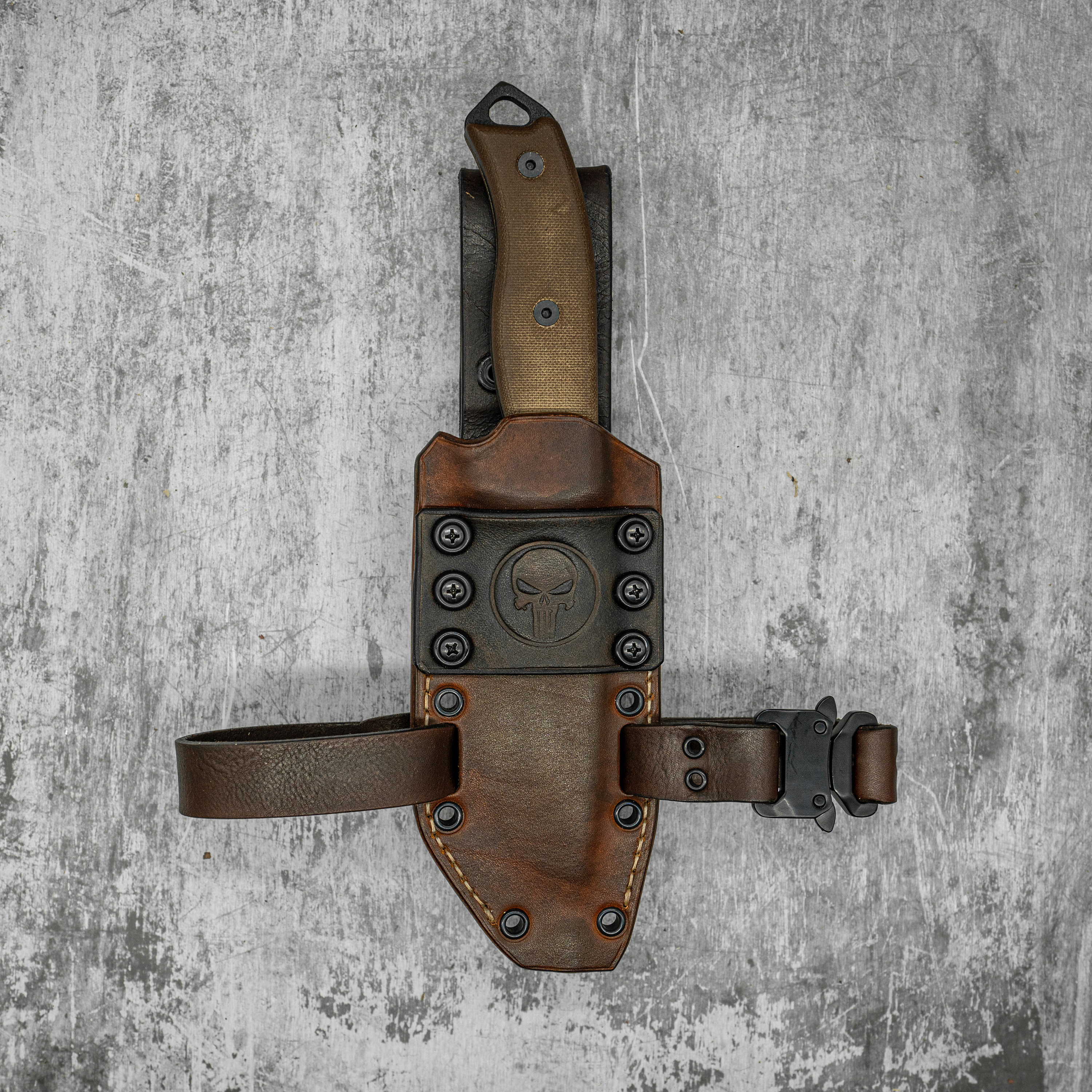 Hybrid Leather Kydex Sheath for ESEE 5 Knife - Etsy