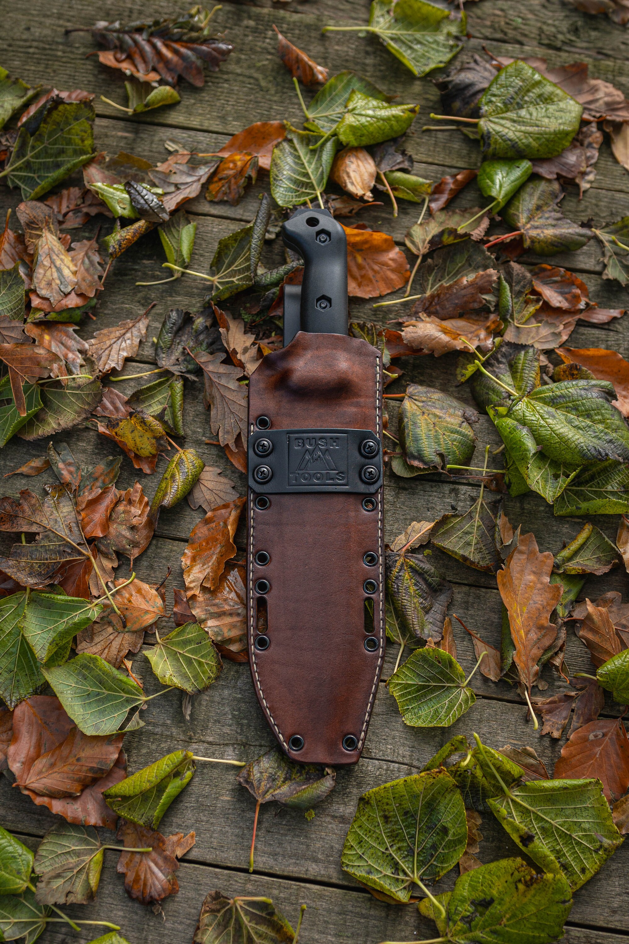 Hybrid Kydex Leather Sheath for KABAR BK9 Knife - Etsy