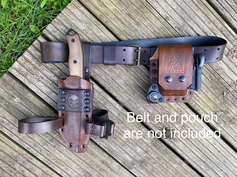 Hybrid Leather Kydex Sheath for ESEE 5 Knife - Etsy