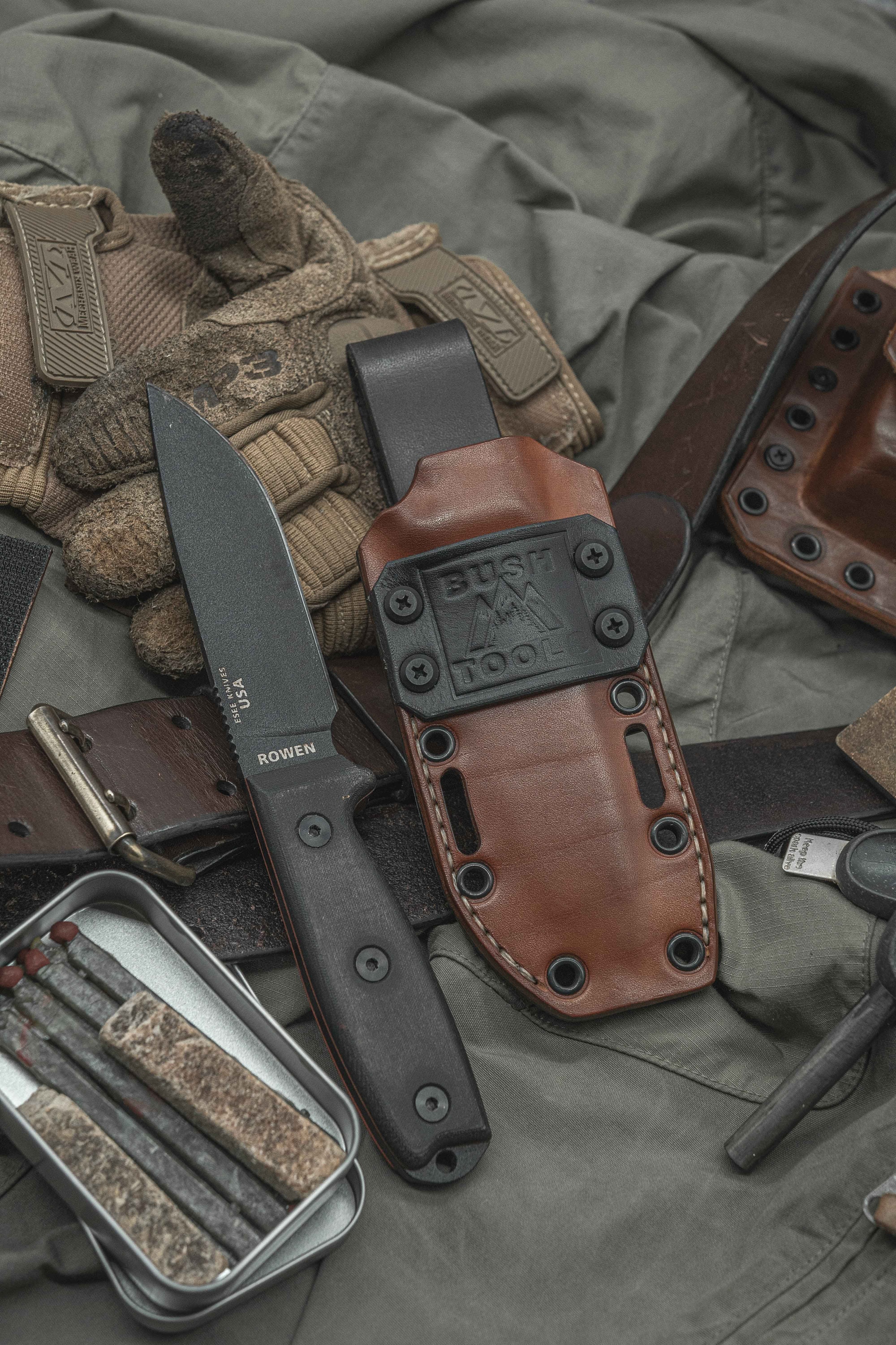 ESEE 4 Kydex Leather Hybrid Sheath - Etsy
