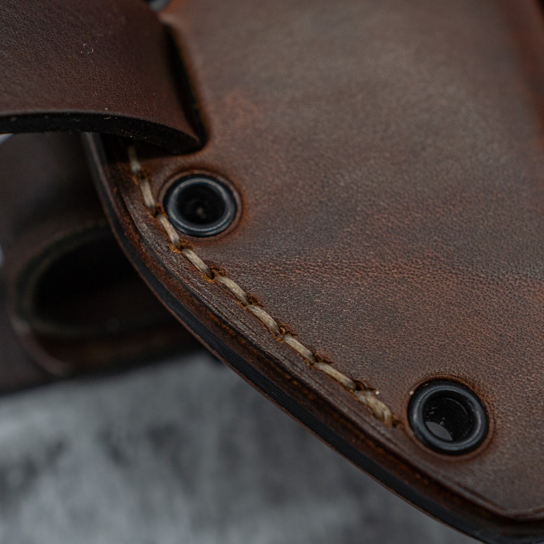 Hybrid Leather Kydex Sheath for ESEE 5 Knife - Etsy