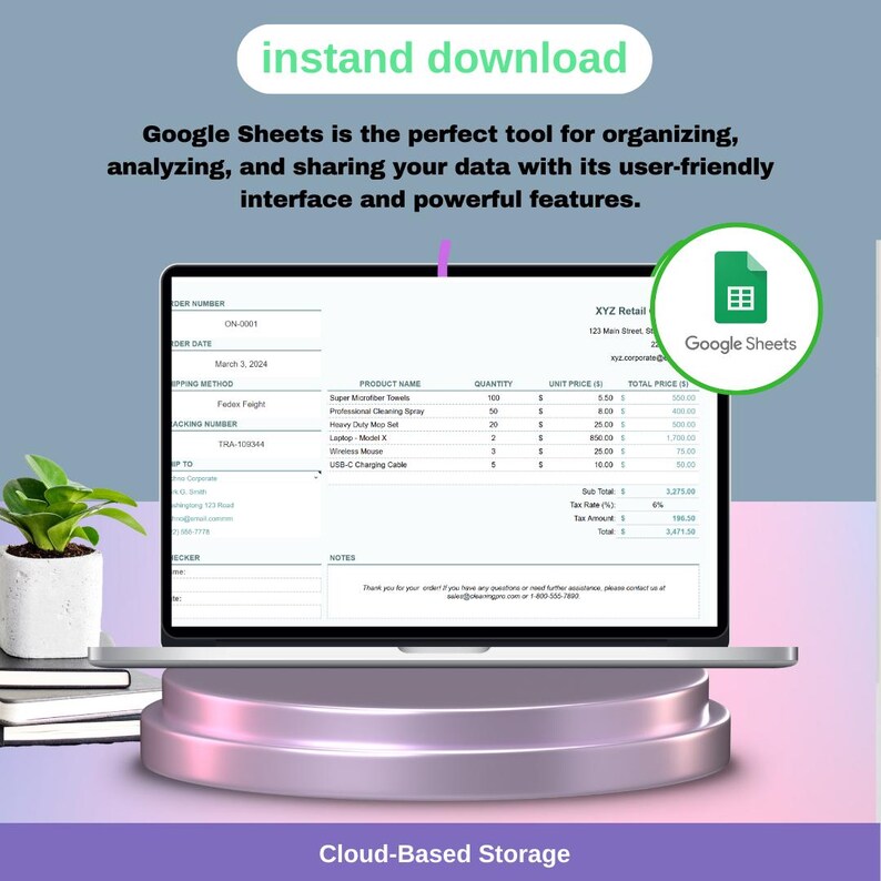 Customizable Packing Slip Template Professional Shipping Form for ...