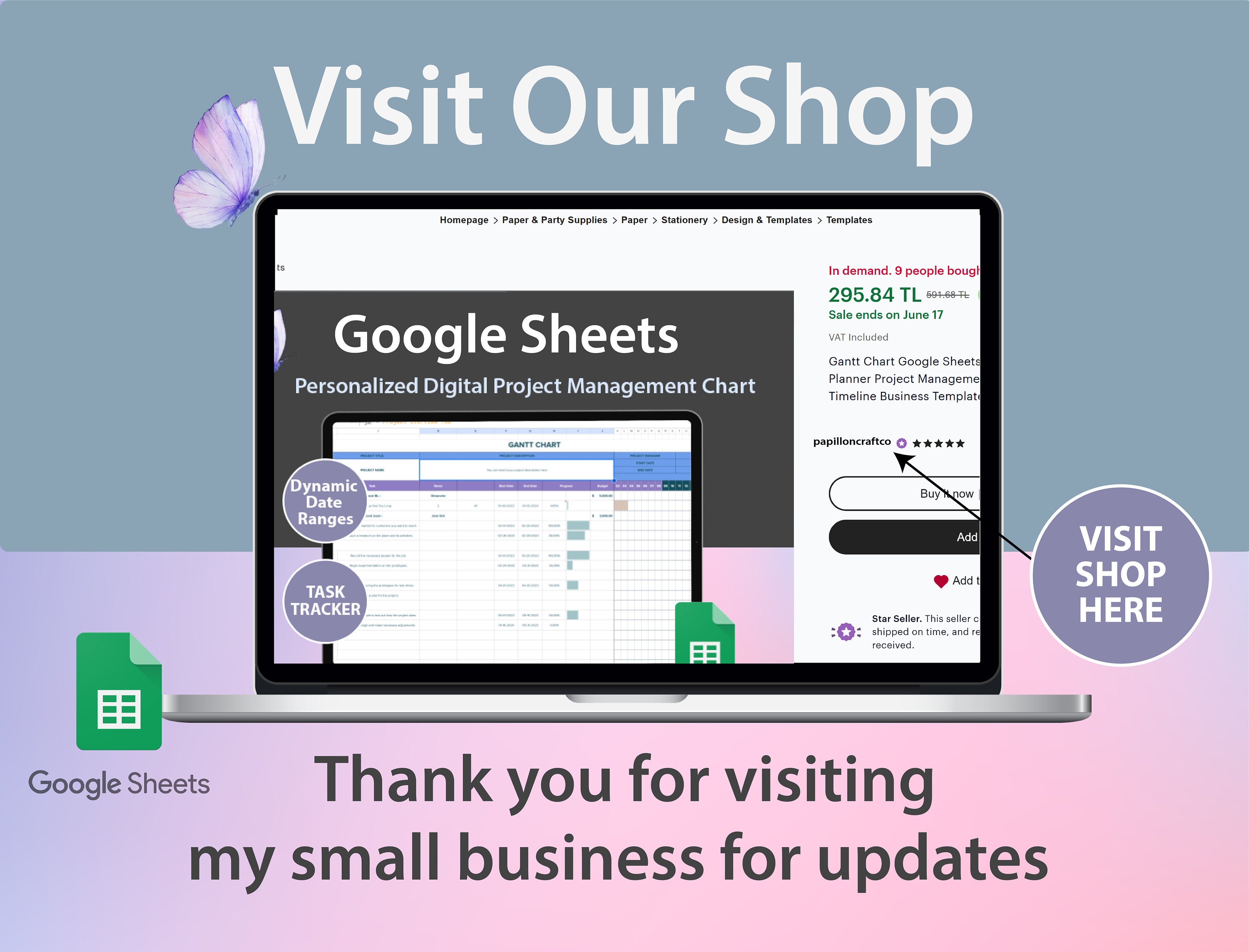 DYNAMIC GANTT CHART Bundle Custom Date Ranges & Timeline Google Sheets ...