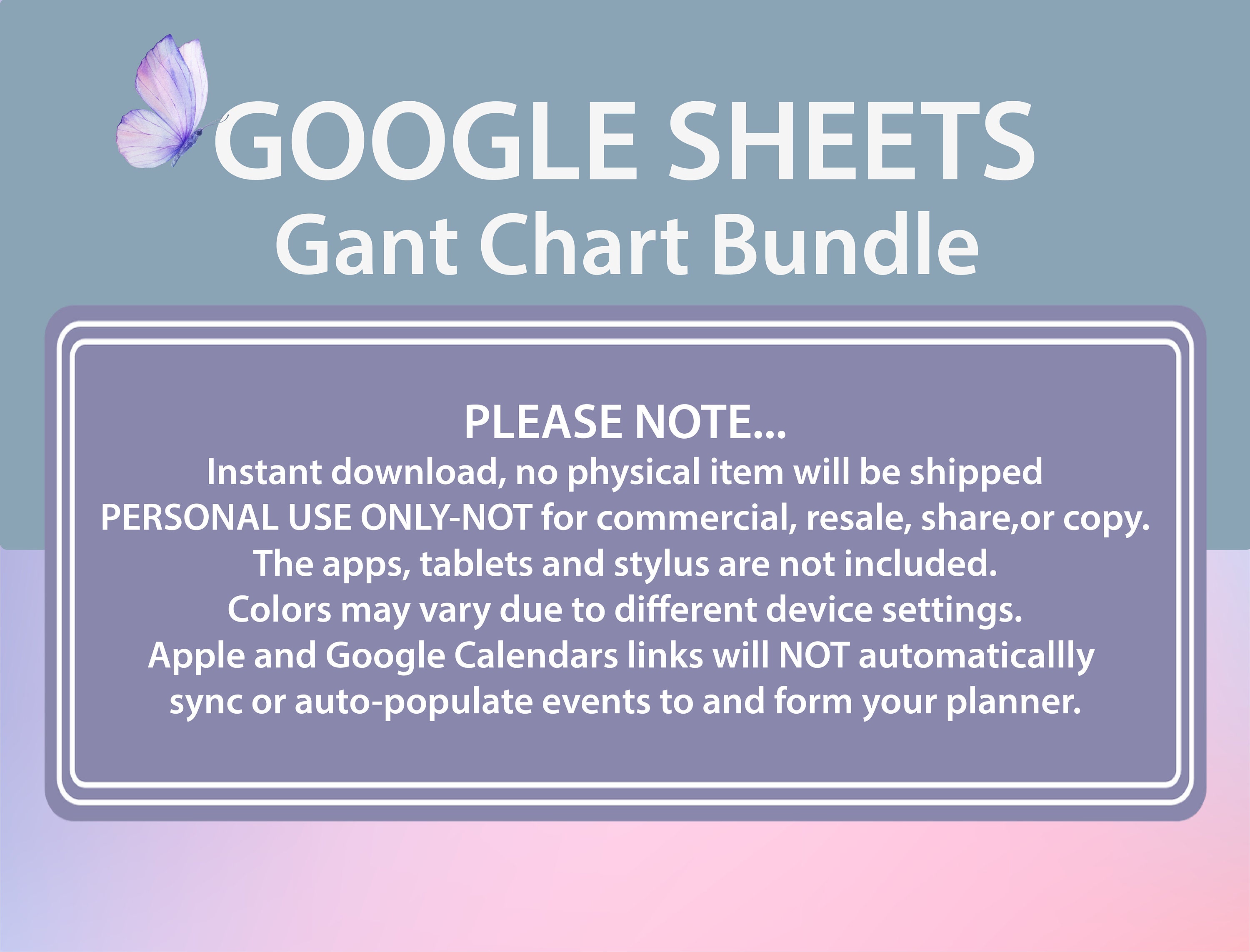 DYNAMIC GANTT CHART Bundle Custom Date Ranges & Timeline Google Sheets ...