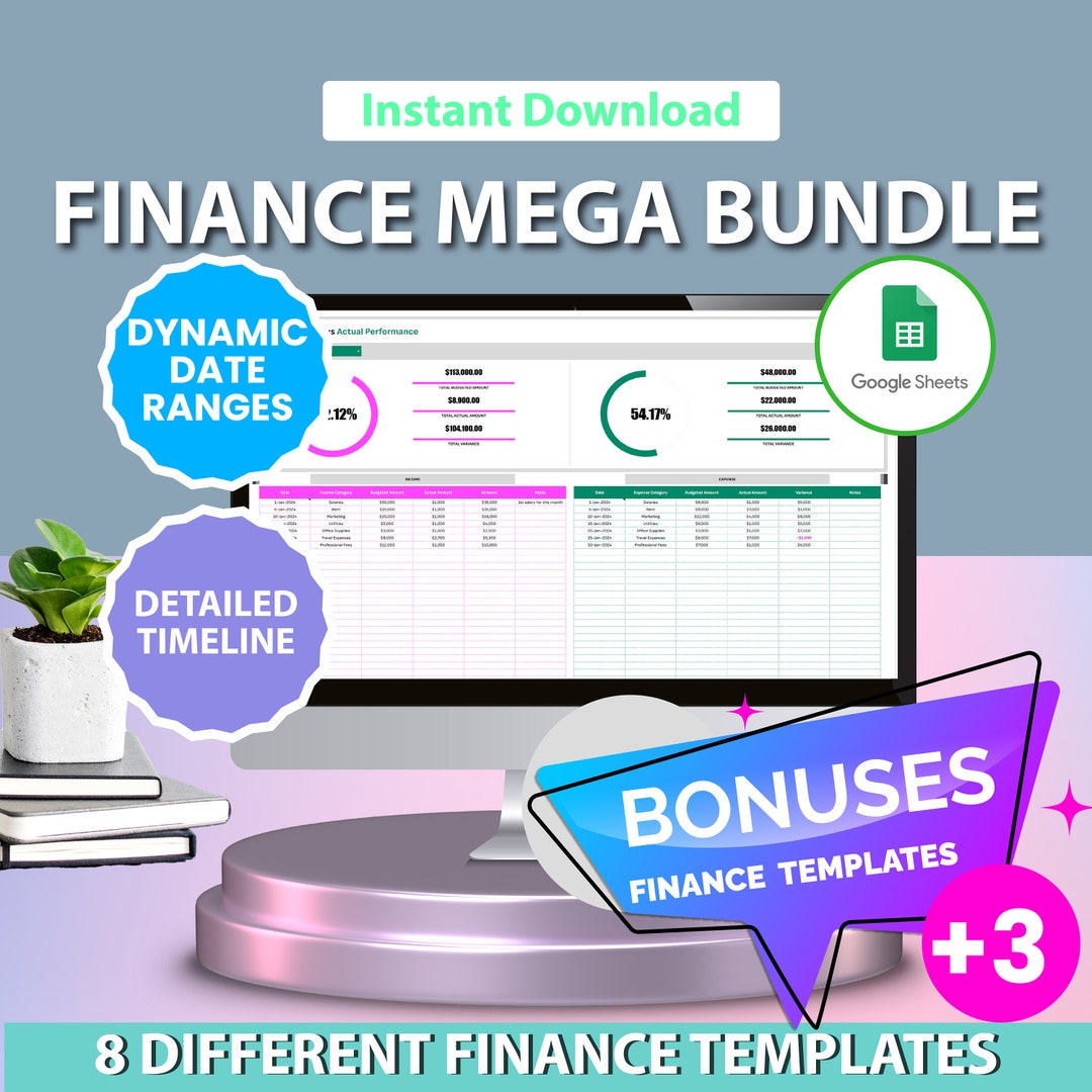 COMPREHENSIVE FINANCE Templates: Project Costing, Automated Revenue ...