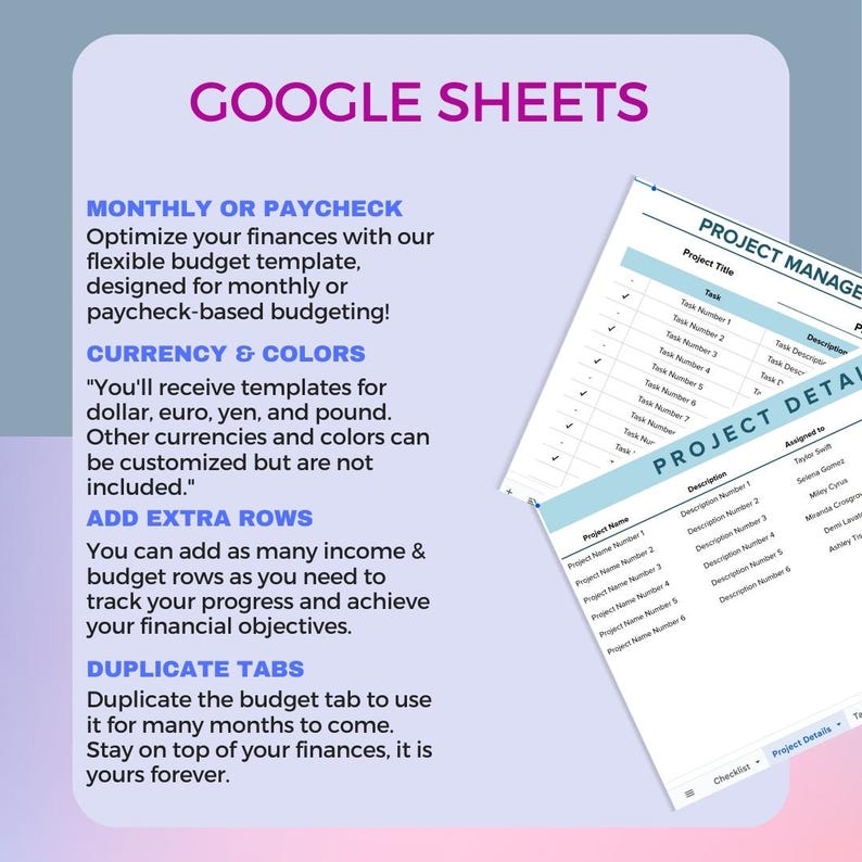 Project Management Checklist Template | Plan & Track Tasks Efficiently ...