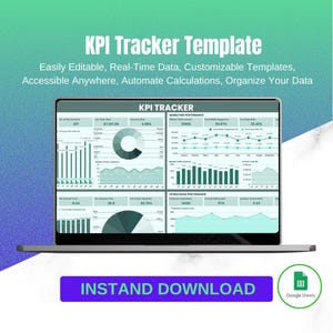 KPI Tracker Template for Google Sheets – Track Key Performance Indicators & Improve Business ...