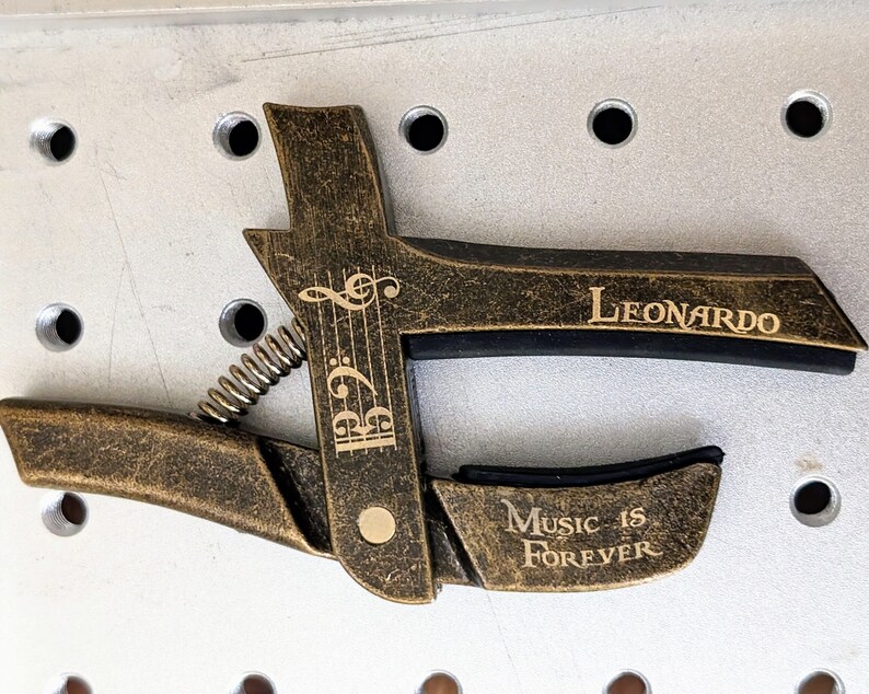 Personalized Capo, Heavy Duty Guitar Capo for Guitars With Adjustable ...
