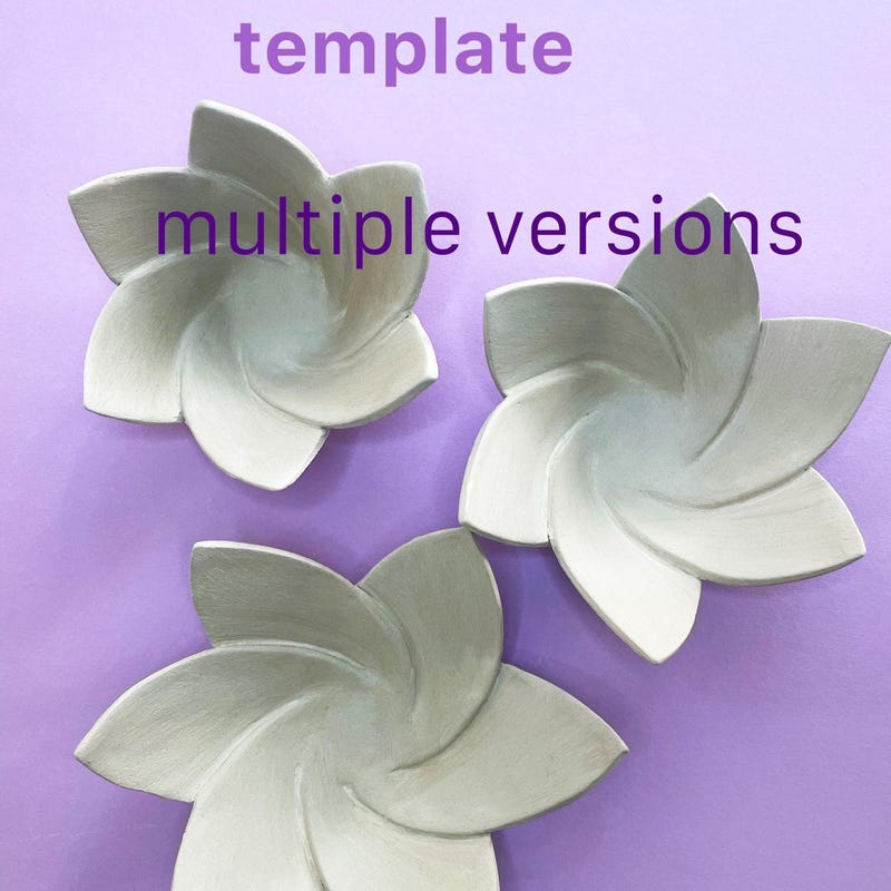 Ceramic Flower Plate - Etsy