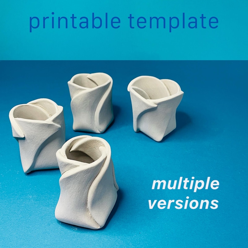 Printable Vase Templates - Etsy