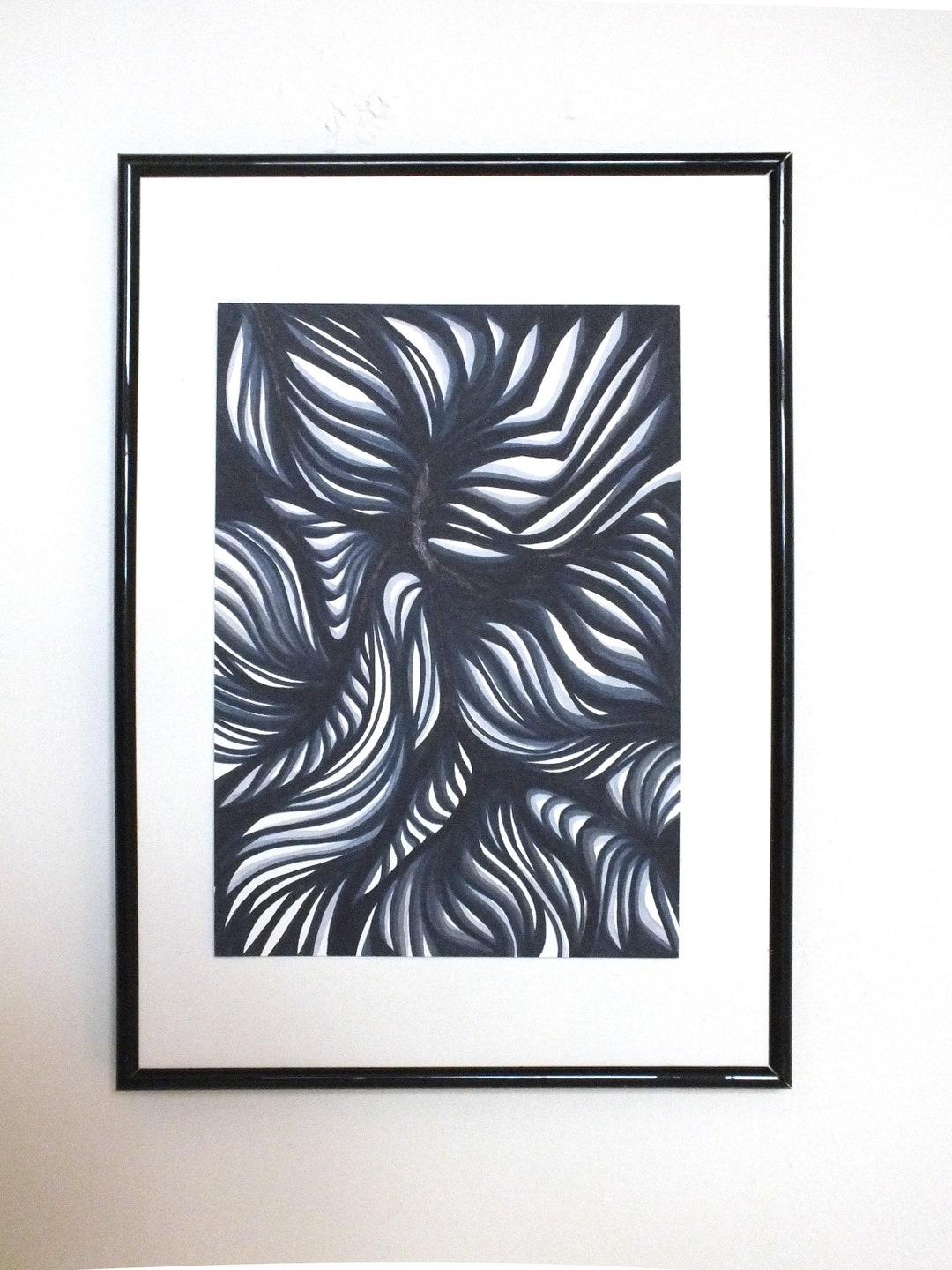 Original Drawing, Hand Drawn, Line Art, Pattern, Wall Decoration. Color ...