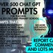 500 Teacher GPT Prompts for Report Card Writing and More, Chat GPT ...