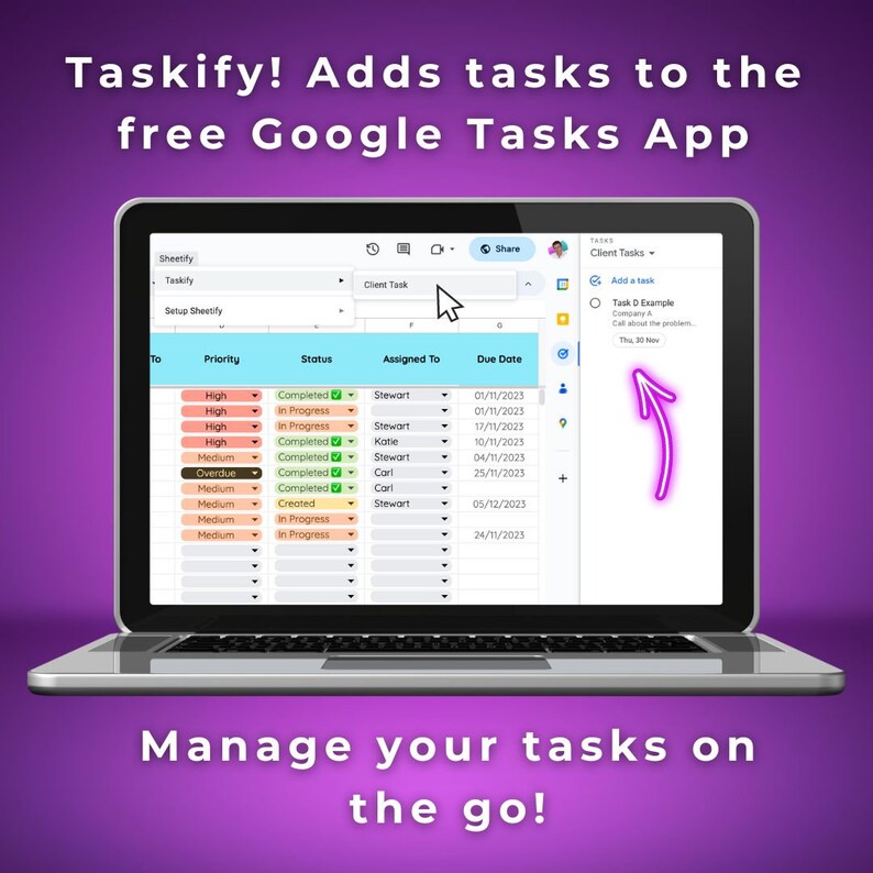 Google Sheets Task Manager Task Checklist Tracker - Etsy Google Sheets Task Manager Task Checklist Tracker - Etsy