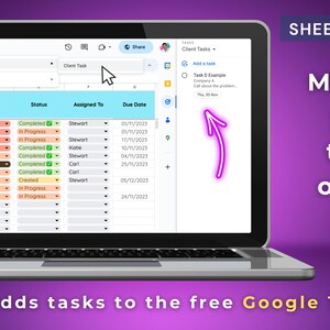 Google Sheets Task Manager, Task Checklist, Tracker Googlesheets ...