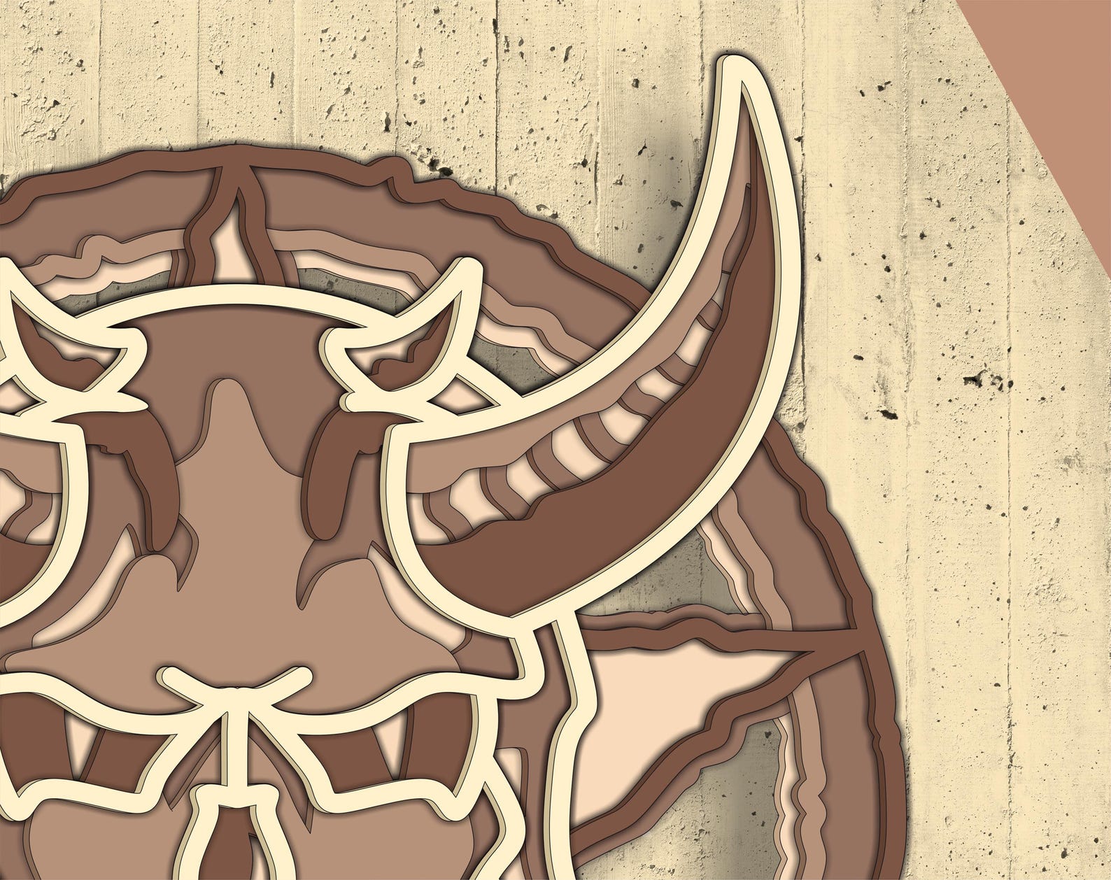 Demon Skull SVG, Gothic SVG, Laser Ready Files, Glowforge Cutting ...