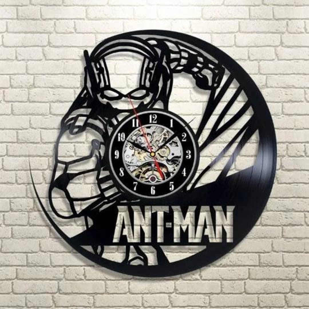 Ant Man Vinyl Record Wall Clock, Comic Book Christmas Gift, Superhero ...