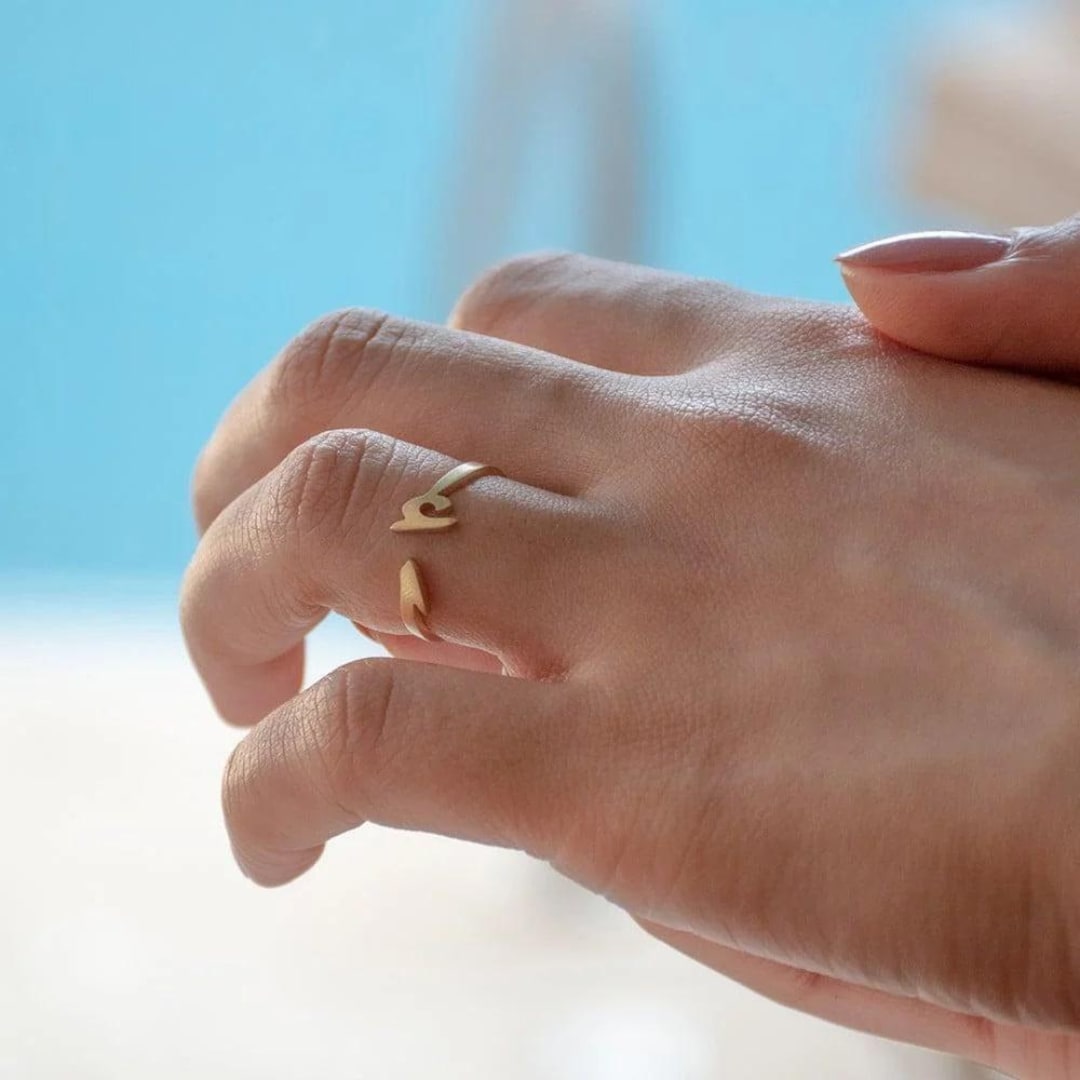 Adjustable Arabic Letter Ring - Alif Letter (إ) Equivalent (E or I ...