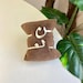 Adjustable Arabic Letter Bangle Bracelet - Nun Letter (ـن) Equivalent ...