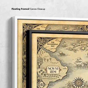 The Grishaverse Map Canvas, Grisha Trilogy Map, the Grishaverse Map ...