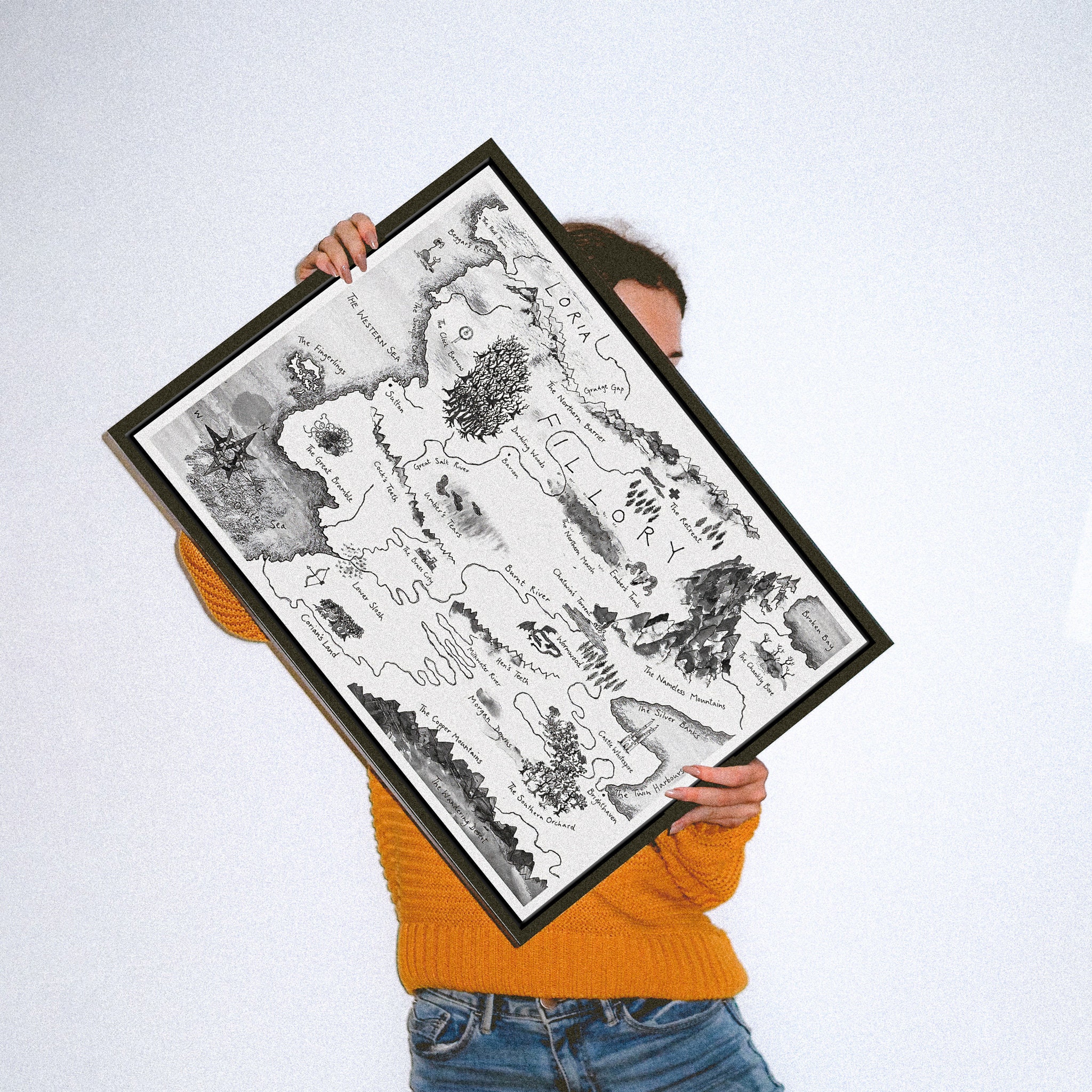 Map of Fillory Print the Magicians Map Canvas Quentin - Etsy UK