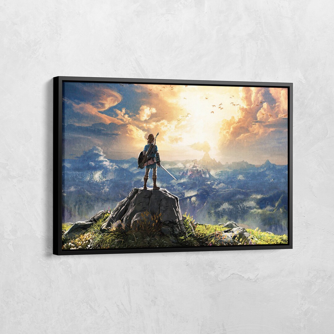 The Legend of Zelda Canvas Art, Zelda Poster, Breath of the Wild, Game ...