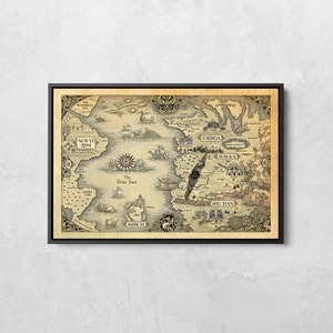 The Grishaverse Map Canvas, Grisha Trilogy Map, the Grishaverse Map ...