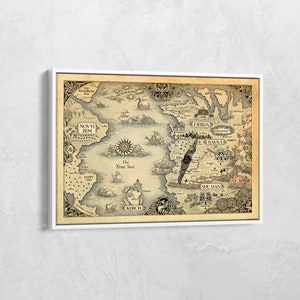 The Grishaverse Map Canvas, Grisha Trilogy Map, the Grishaverse Map ...