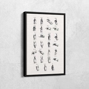 Sign Language Poster, ASL Alphabet Print, American Sign Language Canvas ...