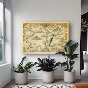 The Grishaverse Map Canvas, Grisha Trilogy Map, the Grishaverse Map ...