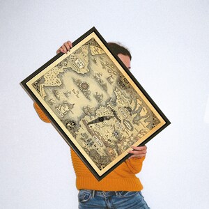 The Grishaverse Map Canvas, Grisha Trilogy Map, the Grishaverse Map ...