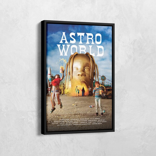 Astroworld Album Canvas - Etsy
