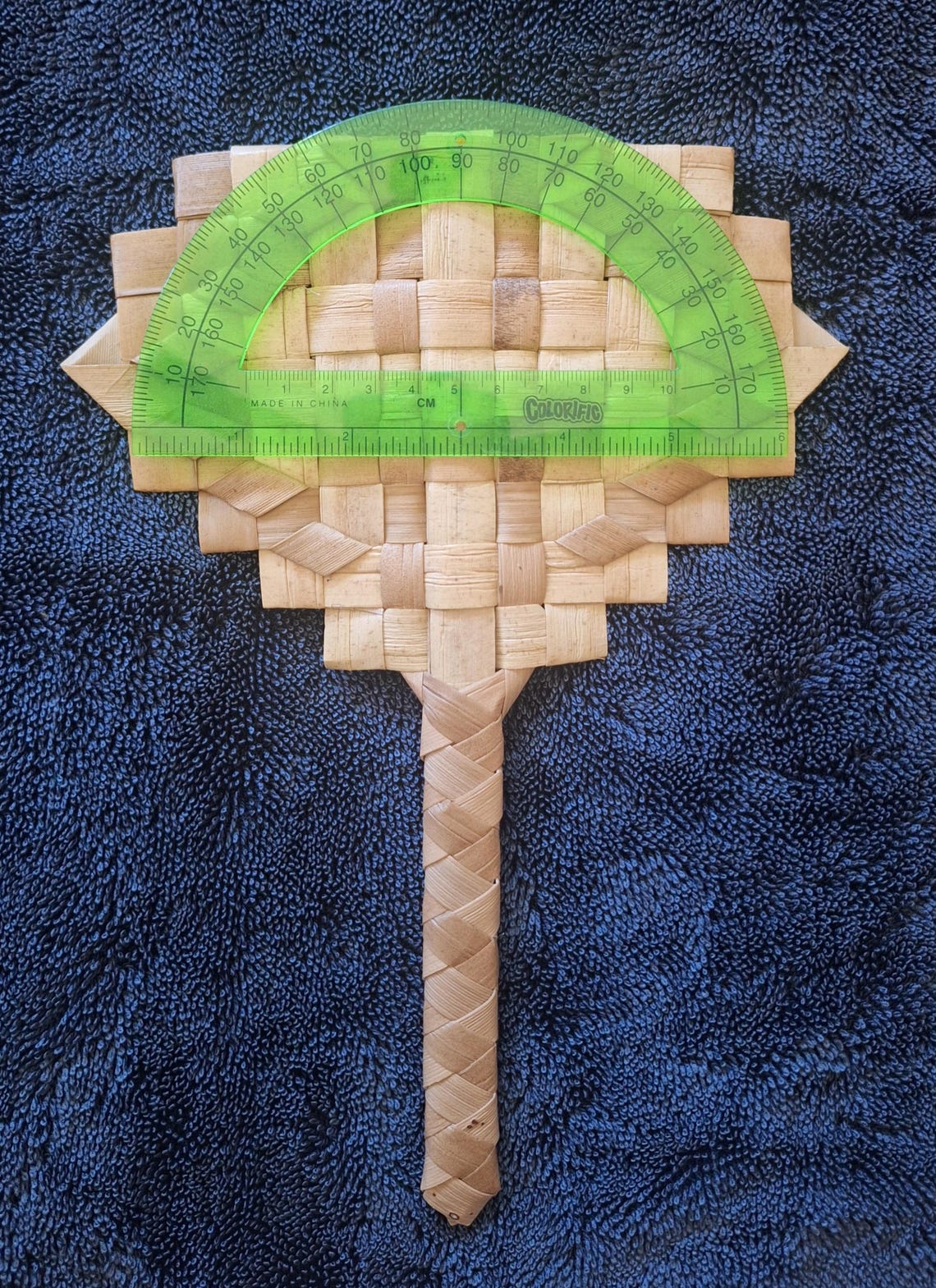 Hawaiian Hand Woven Lauhala Fan (3-SML) - Etsy