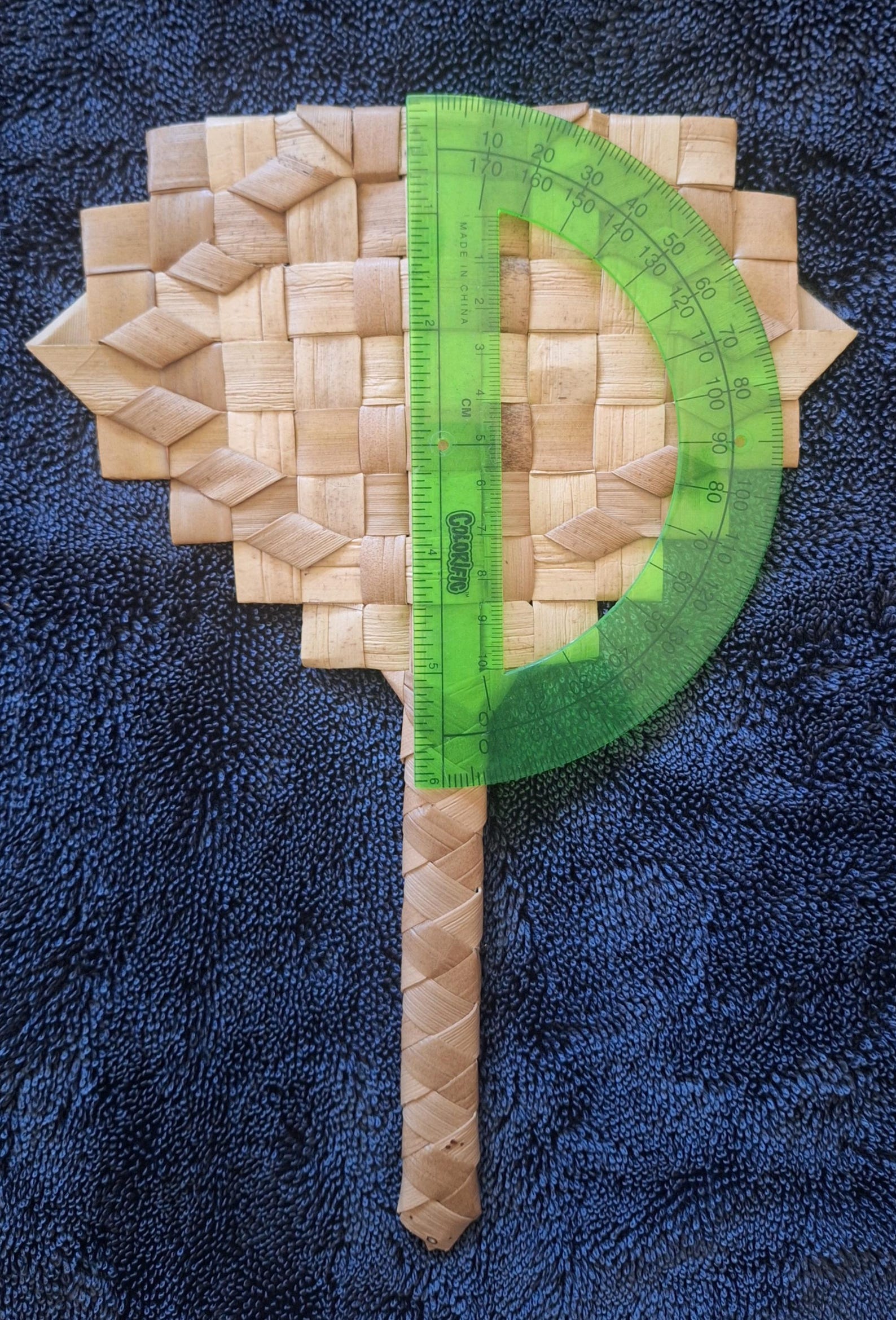 Hawaiian Hand Woven Lauhala Fan (3-SML) - Etsy