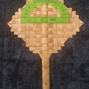 Hawaiian Hand Woven Lauhala Fan (2-MED) - Etsy