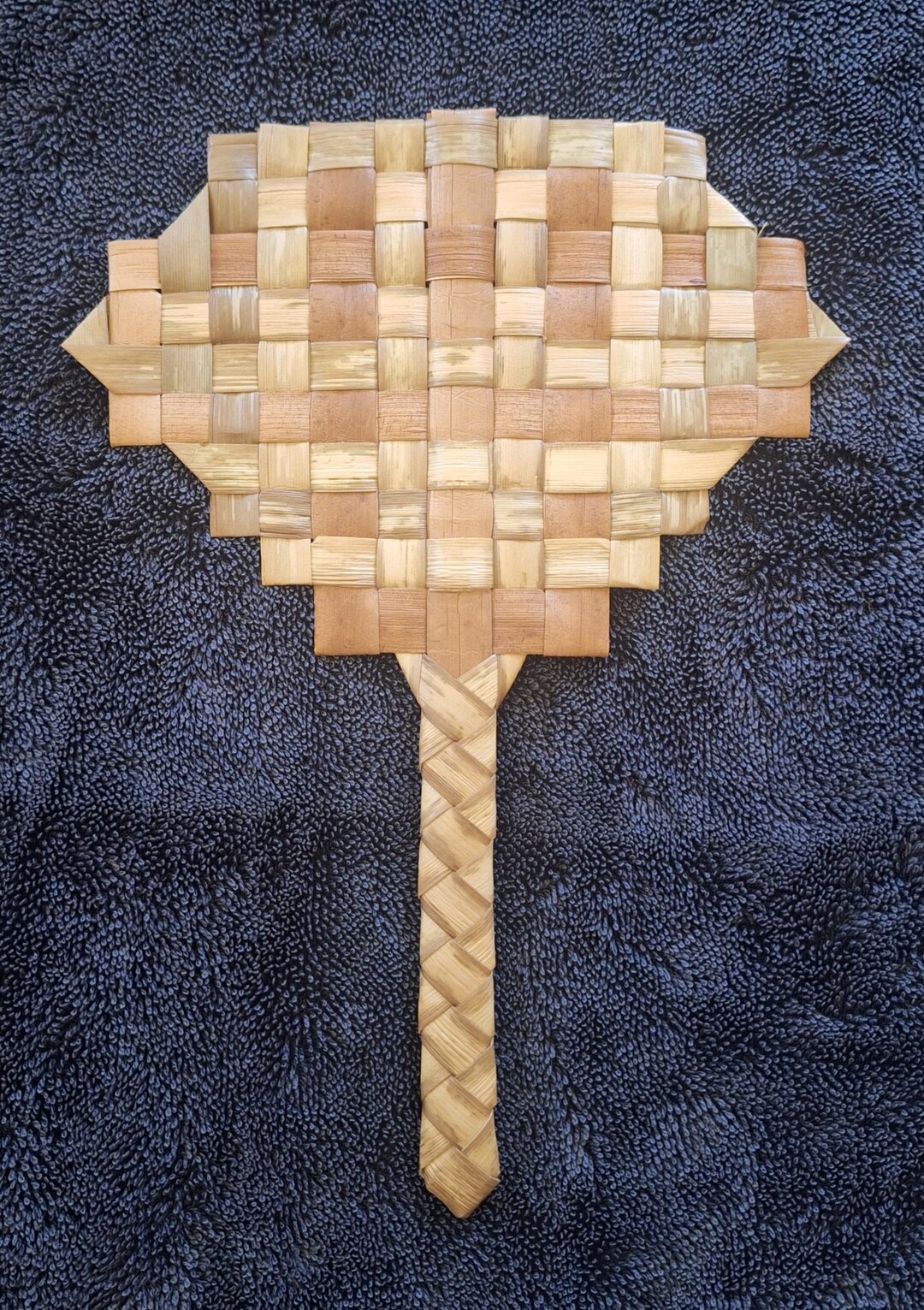 Hawaiian Hand Woven Lauhala Fan (4-SML) - Etsy