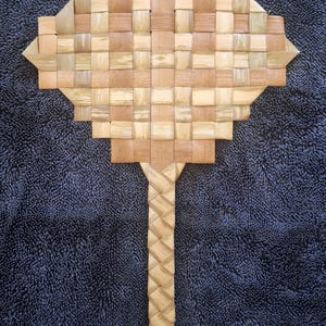 Hawaiian Hand Woven Lauhala Fan (4-SML) - Etsy