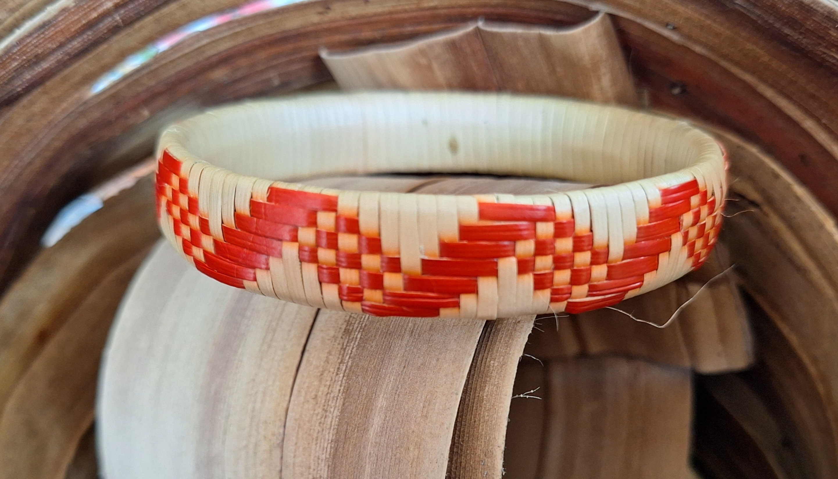 Hawaiian Hand Woven Lauhala Bracelet - Etsy