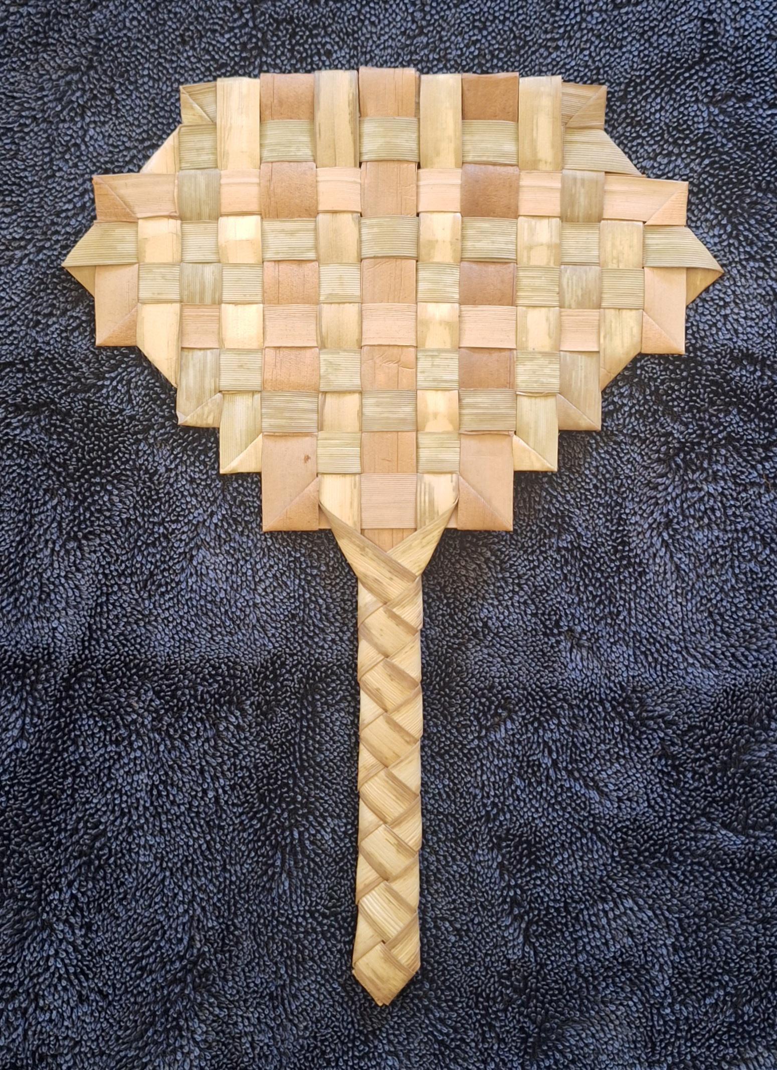 Hawaiian Hand Woven Lauhala Fan (4-SML) - Etsy