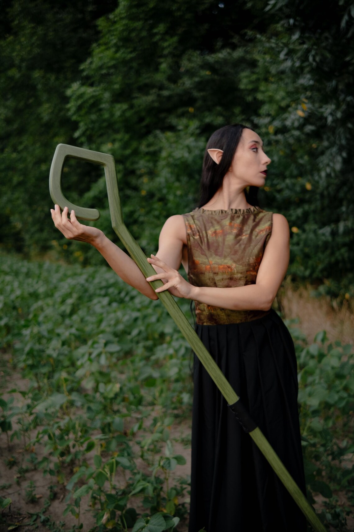 Sigil of the Earth Staff, Woodland Mage Costume Accessory, Forest ...