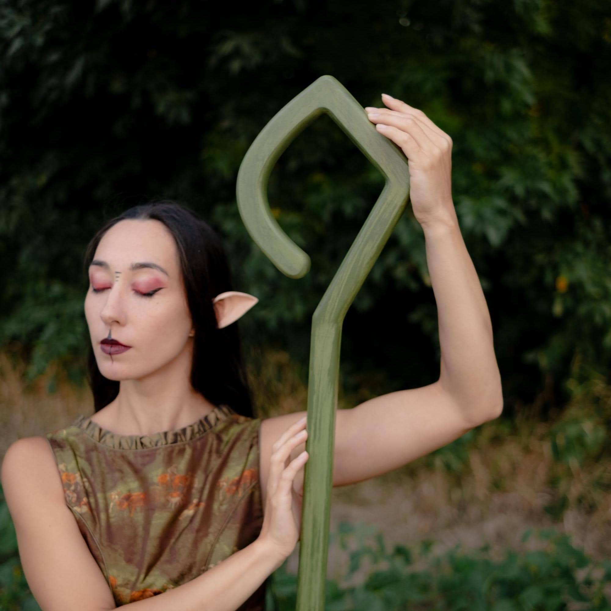 Sigil of the Earth Staff, Woodland Mage Costume Accessory, Forest ...