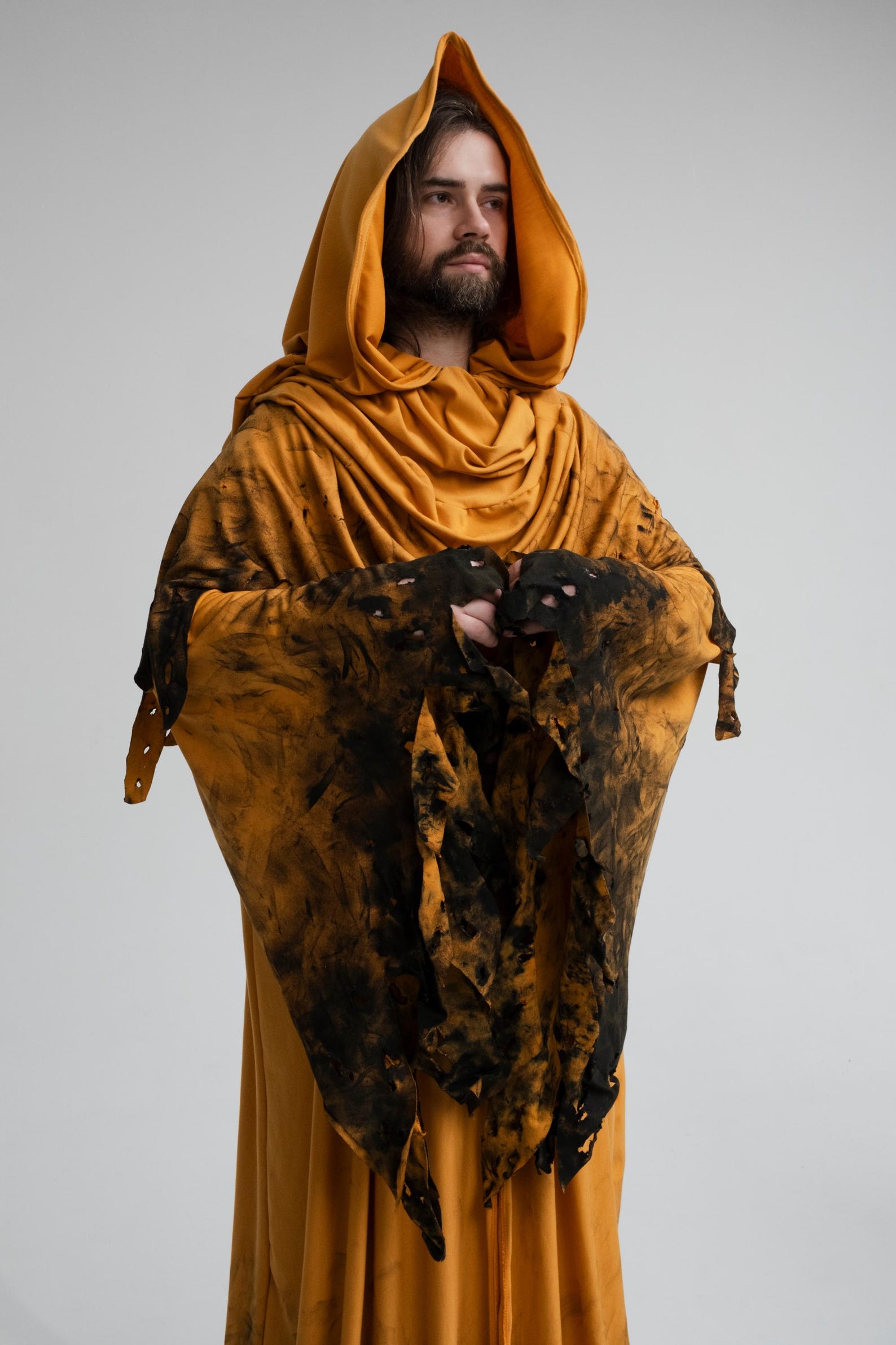 Hastur Hoded Cloak, Tattered Yellow King Inspire, Mythic Ritual Robe ...
