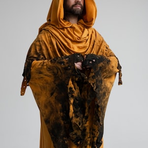 Hastur Hoded Cloak, Tattered Yellow King Inspire, Mythic Ritual Robe ...