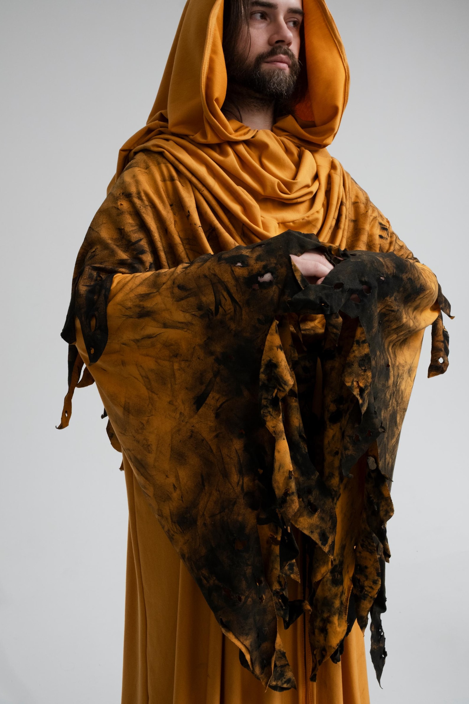 Hastur Hoded Cloak, Tattered Yellow King Inspire, Mythic Ritual Robe ...