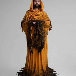 Hastur Hoded Cloak, Tattered Yellow King Inspire, Mythic Ritual Robe ...