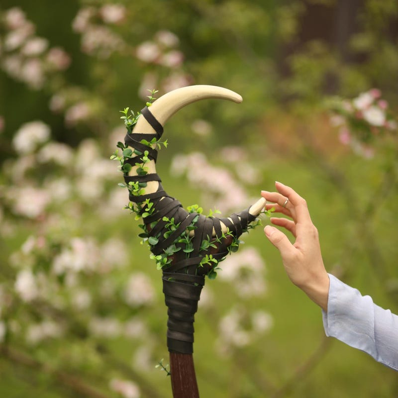 Wood Staff Druids - Etsy UK