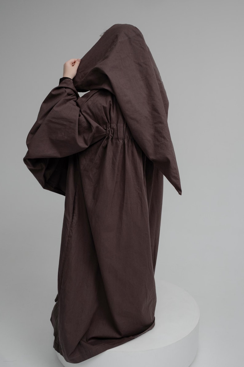 Chocolate Cloak – Medieval Fantasy Mantle Warm Brown Tones for ...