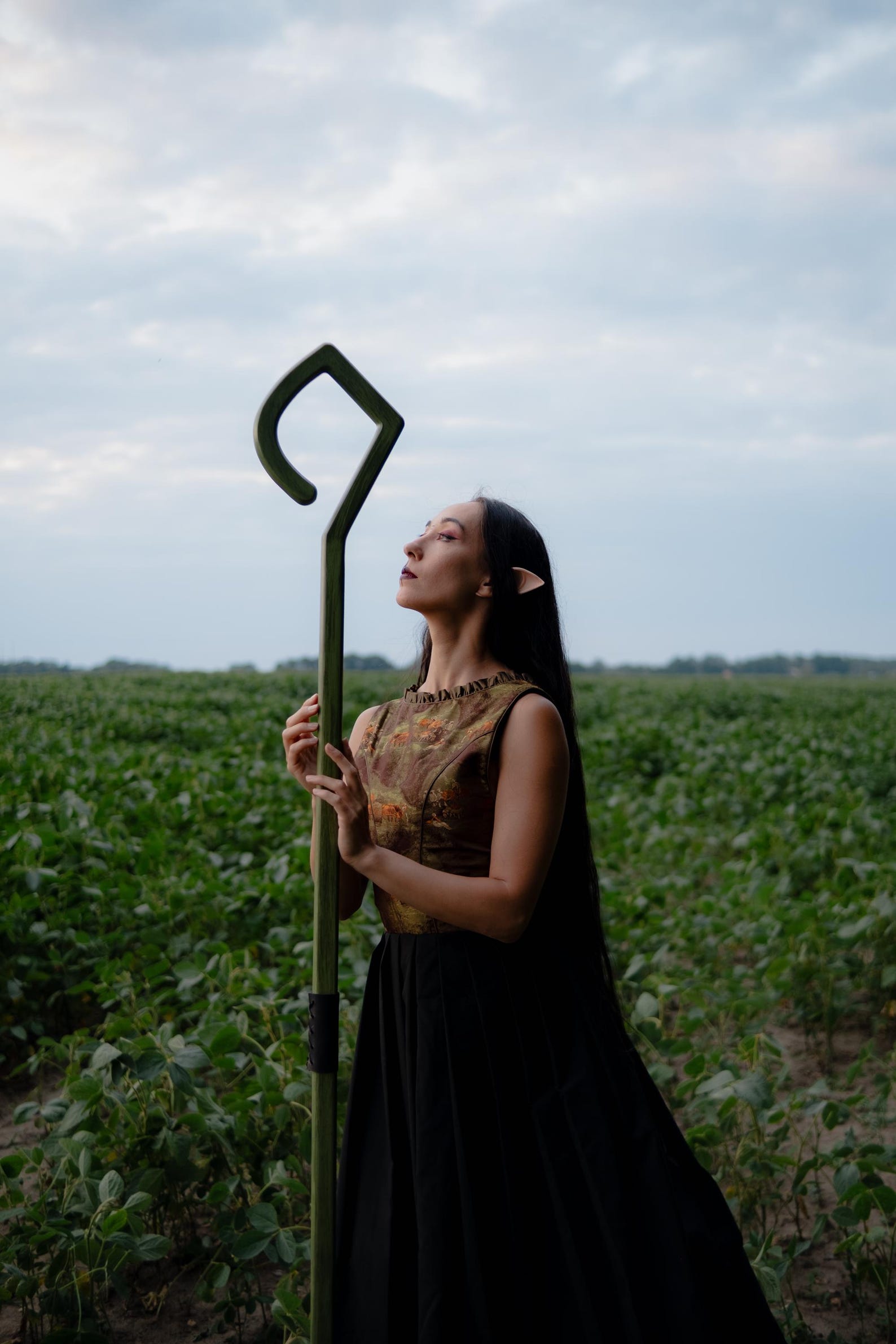 Sigil of the Earth Staff, Woodland Mage Costume Accessory, Forest ...